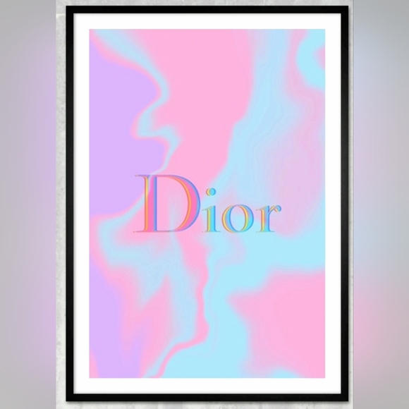 Dior | Wall Decor | Dior 1x17 Framed Wall Art | Poshmark
